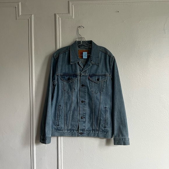 Levi's | Jackets & Coats | Custom Pisces Sparkle Levis Trucker Jacket ...